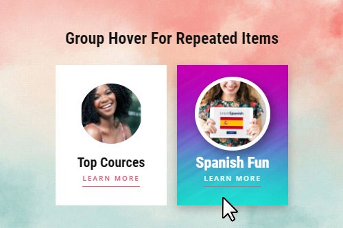 How to animate Grid Repeater Item on Box or Item hover - Nicepage Help Center