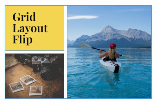 How to flip the Grid Layout to change the block look - Nicepage Help Center