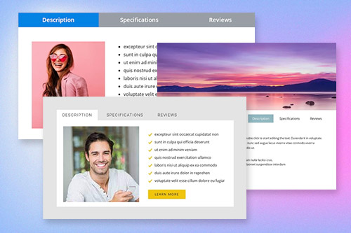 How to use different web page elements while building websites ...