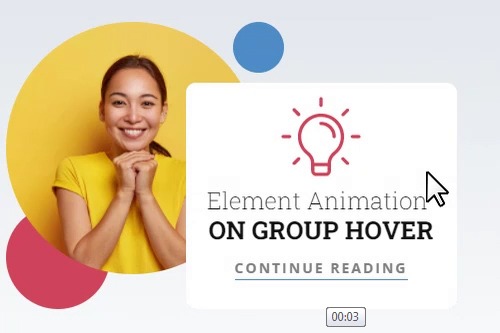 How to animate elements while hovering a Box or Grid Cell - Nicepage ...